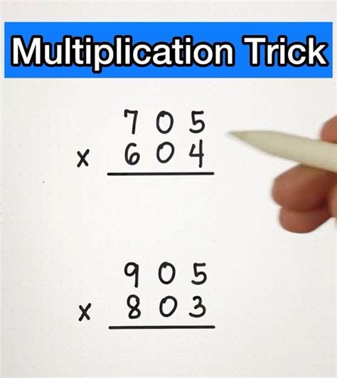 3 Minute Maths Multiplication Trick 3 Minute Maths Multiplication