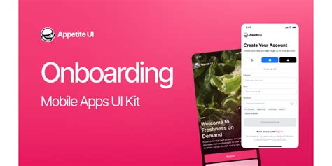 Onboarding Appetite UI For Mobile Apps Figma