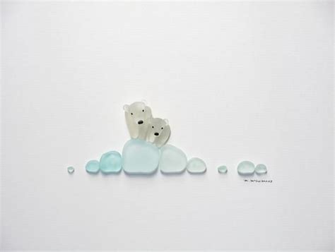 Original Designpebble Artsea Glass Artpebble Art Etsy Uk Sea Glass