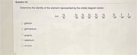 Solved Determine The Identity Of The Element Represented By Chegg Com