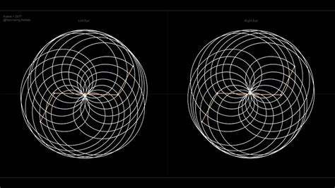 4k ~ Watch This Spirograph In 3d With Naked Eyes Without Any Glasses
