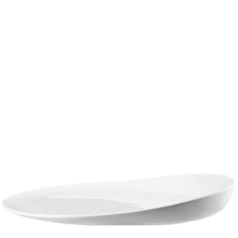 Thomas Porzellan Barbecueteller Ono Weiß Teller Oval 34 Cm