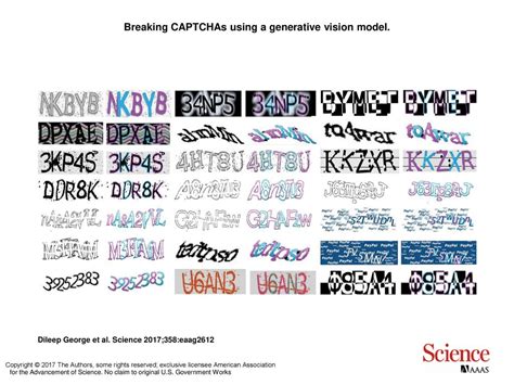 breaking captchas using a generative vision model ppt download