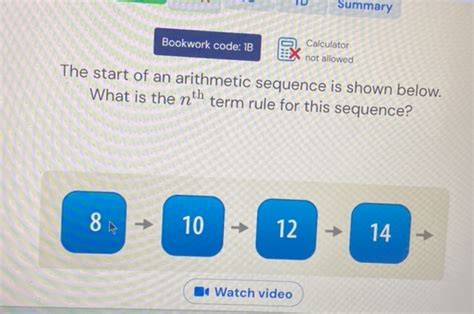 Bookwork Code 18 The Start Of An Arithmetic StudyX