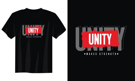 Unity Makes Strength Typography Design Graphic By Habib Munshi