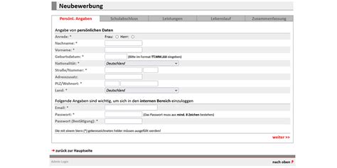 GitHub BitMarkus Application Website University Application Website For Registering To An