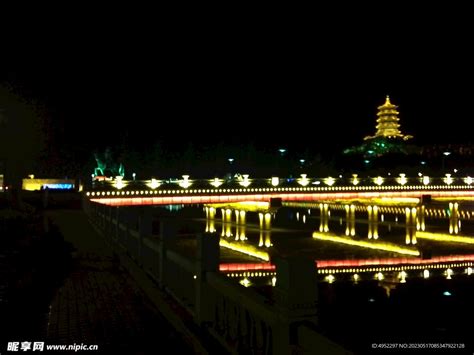 城市夜景设计图 景观设计 环境设计 设计图库 昵图网