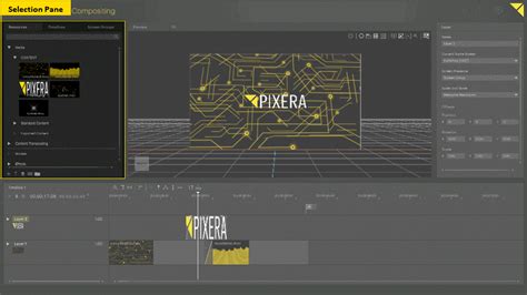 Selection Pane Pixera