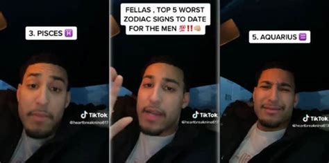Man Shares His 5 Worst Zodiac Signs For Men To Date Yourtango
