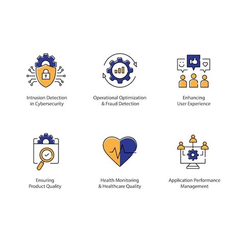 Premium Vector Anomaly Detection Ai Vector Icon Design Set Enhancing Security Measure