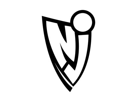 Download New Jersey Nets 2005 Years Black Logo Vector Free Logowik