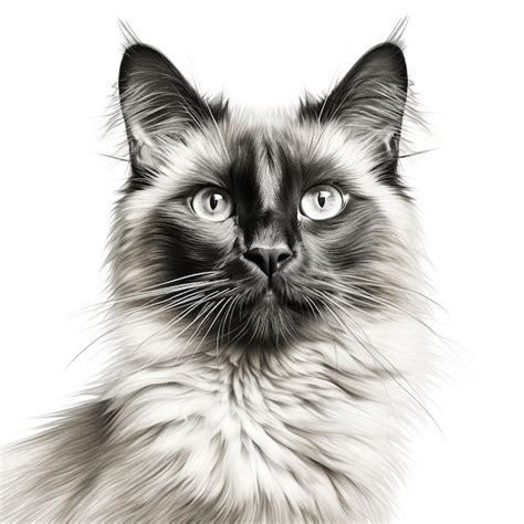 Gatito munchkin cuerpo completo gato acuarela ilustración clipart hd hermoso detallado rea