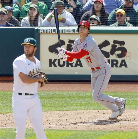大谷翔平本季首轟 緊接在楚勞特開轟下一球 影 運動 中央社 Cna