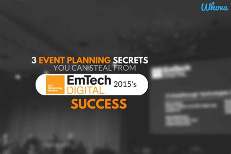 Mit Technology Review Emtech Digital 2015 Whova Case Study