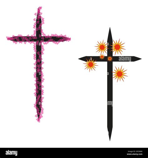 Creative Cross Patterns Stock Vector Images Alamy