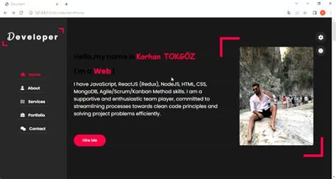 Korhan Tokgöz Linkedin‘de Github Portfolio Javascript Html Css