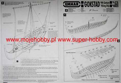 Gokstad Ixth Century Viking Ship Emhar 9001