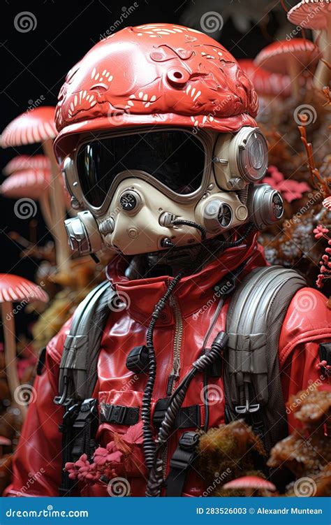 Gas Surreal Soldier Mask Image Ai Generative Abstract Armed Armoring