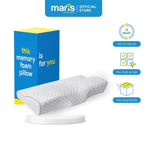 Gối Cao Su Non Người Lớn MARIS Mr - 706 Thiết Kế Công Thái Học Size 50 x 30 x 10 Cm | Shopee ...