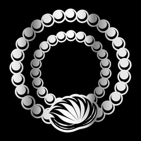 Black Pearl Necklace Vectors And Illustrations For Free Download Freepik