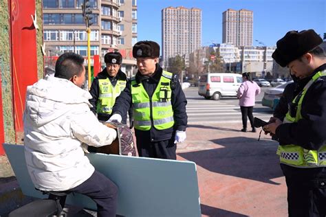 农安交警持续开展电动车专项整治行动