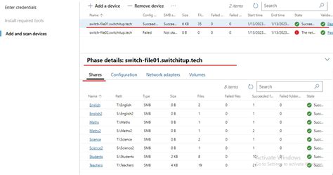 Windows Admin Centre Storage Migration Service