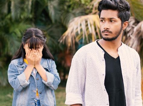 Premium Photo Sad Couple Standing Outdoors