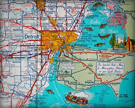 Image Result For Detroit Salt Mine Map Detroit Highway Map Printable