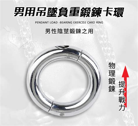 【台灣現貨】優選圓潤光滑不銹鋼金屬陰莖負重訓練環｜m85471114｜情趣用品男用 帝王功 老二環 陰莖環 持久環 露天市集 全台最大