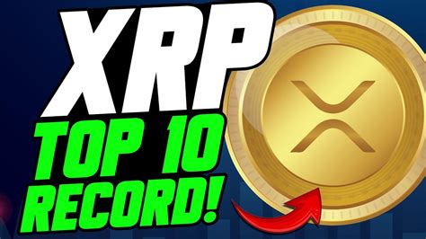 XRP RIPPLE EN EL TOP 10 XRP TIENE EL 10 DE TODA LA INVERSION
