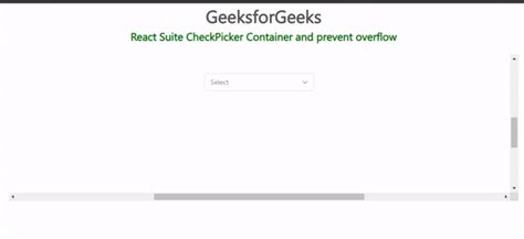 React Suite Modal Overflow Geeksforgeeks