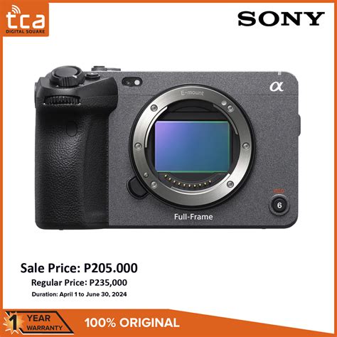Sony Alpha Ilme Fx3 Cinema Line Full Frame Camera │ 121meagapixel │ 3