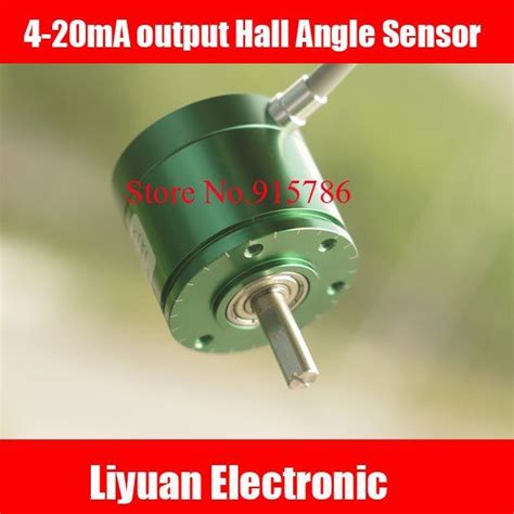 4 20ma Output Hall Angle Sensor 360 Degrees Displacement Sensor