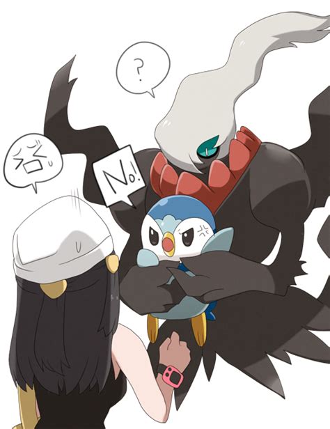 Dawn Piplup And Darkrai Pokemon And 1 More Drawn By Uni Unnny
