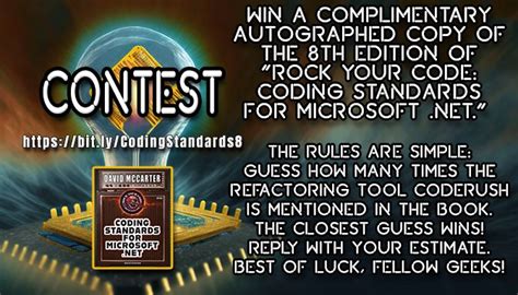 Win An Autographed Copy Of Rock Your Code Coding Standards David
