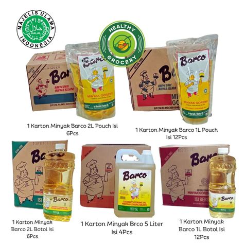 Jual Karton Minyak Barco Semua Ukuran Barco Minyak Goreng Karton Shopee Indonesia