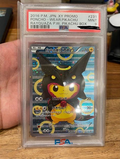 Poncho Rayquaza Pikachu Hobbies Toys Memorabilia Collectibles Vintage Collectibles On