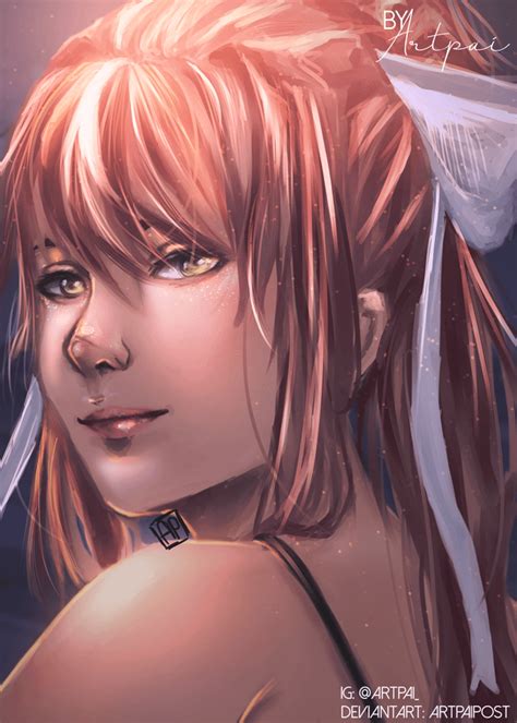 Semi Realistic Monika By Artpai Rddlc
