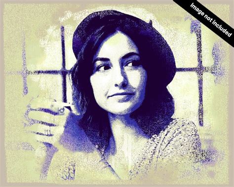 Modelo De Efeito De Foto Do Photoshop De Esboço De Foto Vintage