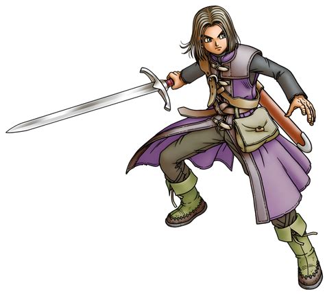 The Luminary Hero Dragon Quest 11 Png Render By Marcopolo157 On Deviantart