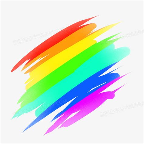 卡通手绘彩虹涂鸦装饰PNG图片素材下载 卡通PNG 熊猫办公