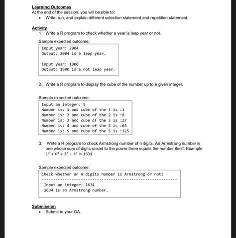 Solved Learning Outcomes At The End Of The Session You Will