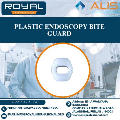 Plastic Endoscopy Bite Guard At ₹ 599 Piece In Jalandhar Id 2854763466288
