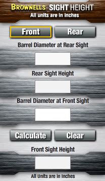 Sight Height Calculator World S Largest Supplier Of Firearm Accessories Gun Parts And