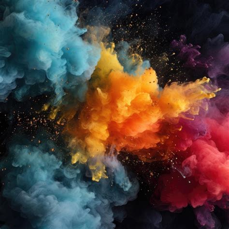 Premium Photo Splash Color