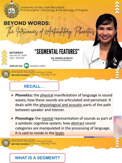 Phonology Segmental Features Pdf Phonology Phonetics