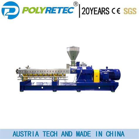 Parallel Twin Screw Flakes Granulating Pellets Extrusion Twin Screw