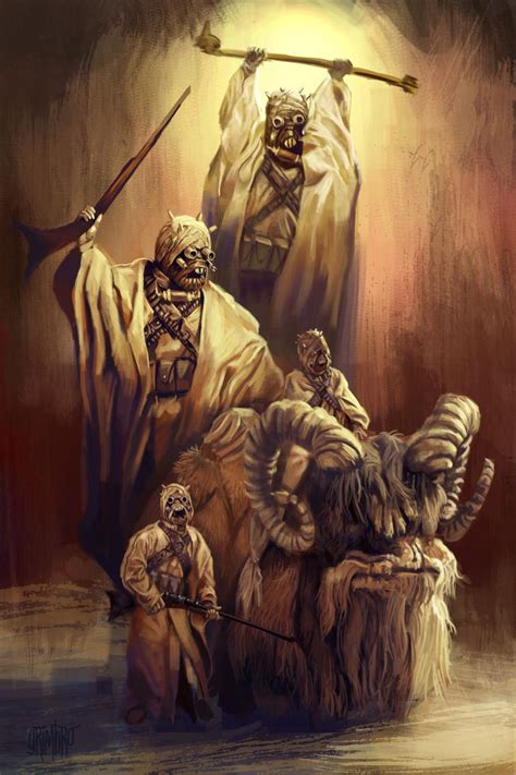 13 Nights Of Halloween 2015 Tusken Raiders By Grimbro On Deviantart