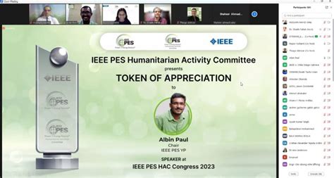 Albin Paul On Linkedin Ieeepeshac Humanitarianprojects Ieeepes