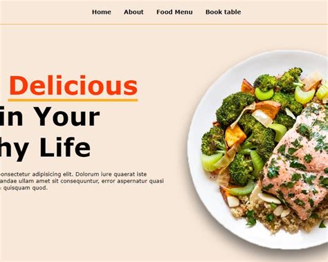 Build Restaurant Website Using Html Css Js Developer Dude